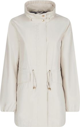 Geox Womens W GENZIANA COAT Jacket, MOONBEAM, 48