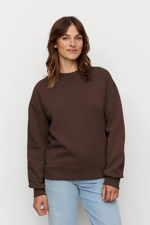 recolution Recolution Damen vegan Sweatshirt Nerine Schokobraun