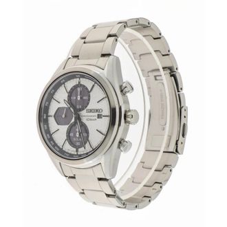 Seiko Sport Chronograph Quarz Solaruhr - - Accessories - Herren - Wei&szlig; - ONE SIZE