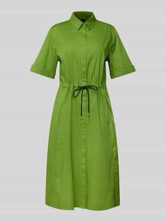 Marc Cain Knielanges Kleid mit Bindegürtel