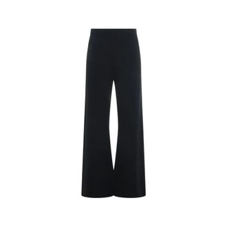 Max Mara Pantaloni a gamba ampia - Femme - Pantalons - Bleu - Taille: 40 FR