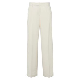 Comma Damen, Hosen, Beige, LGr&ouml;&szlig;e