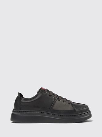 Camper Baskets plateforme Twins en cuir avec design bicolore et abstrait