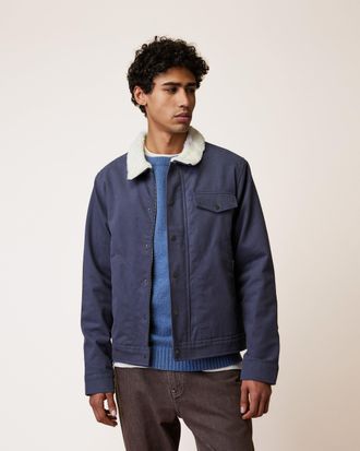 Faguo Veste chaude bleu marine