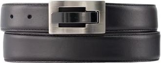 Lindenmann Herren Gürtel schwarz Glattleder