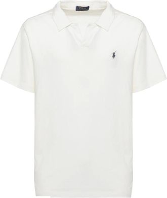 Ralph Lauren Homme, Tops, Blanc, Taille: S Polo en coton et lin