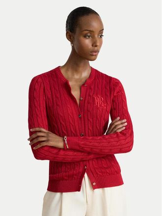 Lauren Ralph Lauren Strickjacke 200P14040503 Rot Regular Fit