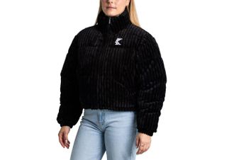 Karl Kani Winterjacke Karl Kani OG Fuzzy Corduroy Short Puffer Jacket