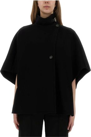 Max Mara Femme, Vestes, Noir, Taille: ONE Size Cape L&eacute;g&egrave;re en Cachemire