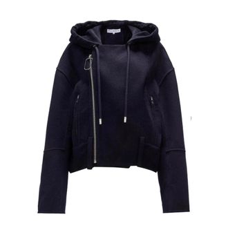 J.W.Anderson Wolljacke im Biker-Stil - - Jackets - Damen - Blau - XS