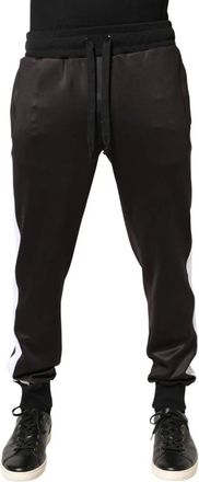 Dolce & Gabbana Homme, Pantalons, Brun, Taille: L Pantalon de surv&ecirc;tement skinny en polyester