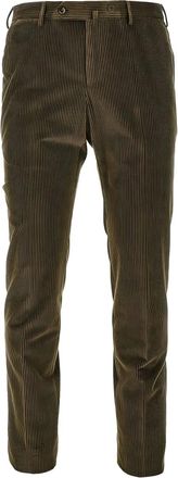 Pantaloni Torino Hose aus Cord - Grün