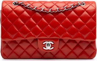 Chanel Hobo Bags - Medium Classic Lambskin Double Flap - Gr. unisize - in Rot - für Damen