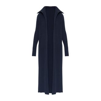 Balenciaga Lange Strickjacke mit Taschen - - Knitwear - Damen - Blau - S