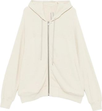 Rick Owens Homme, Sweatshirts et sweats &agrave; capuche, Beige, Taille: L SweaT-shirt zipp&eacute;