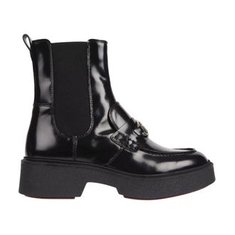 Tommy Hilfiger Schwarze Loafer Stiefeletten - - Shoes - Damen - Schwarzk - 38 EU