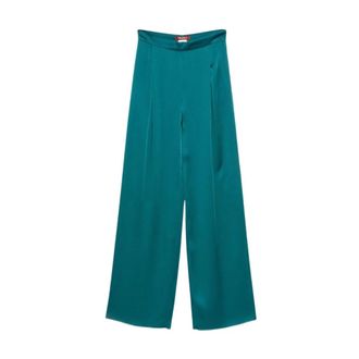 Max Mara Msealpaca Weite Hose - - Trousers - Damen - Gr&uuml;n - S