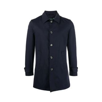Barba Sportjacke Blau Nylon - - Coats - Herren - Blau - 5XL