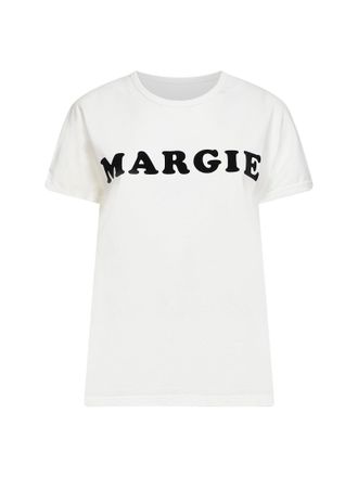 Maison Margiela Logo-Print T-Shirt - White