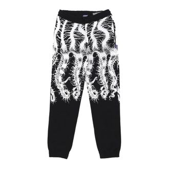Octopus Schwarze Fleece-Trainingshose - - Trousers - Herren - Schwarzk - XL