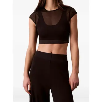 Calvin Klein Cropped Performance Sports Bra Top
