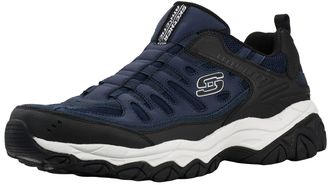 Skechers Herren Afterburn M. Fit Wonted Slipper, Schwarzgrau, 43 EU X-Weit