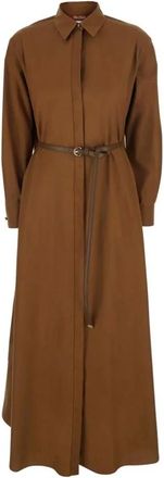 Max Mara Femme, Robes, Brun, Taille: 40 FR Staffetto Chemise