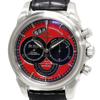 Omega Pre-owned Black Red Dial De Ville Chronoscope Uhr 4851.61.31 - - Pre-owned - Herren - Schwarzk - ONE SIZE