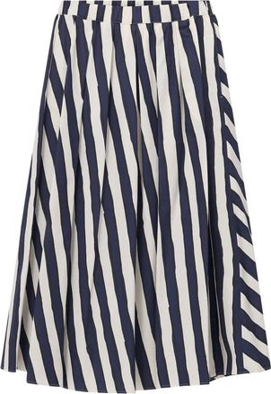 Max Mara Femme, Jupes, Bleu, Taille: 36 FR Jupe Midi Pliss&eacute;e