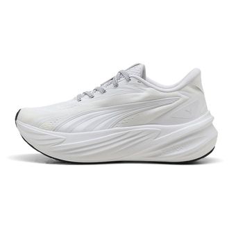Puma Puma Unisex Maxima PRO Stra&szlig;en-Laufschuh, White-Feather Gray Black, 43.5 EU