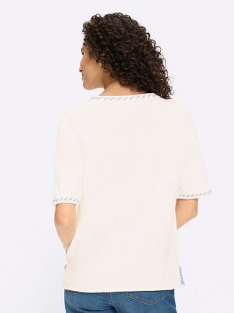 Heine Strickpullover Kurzarmpullover