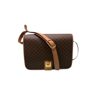 Celine Sac bandouli&egrave;re en cuir Macadam Pre-owned - Femme - Pre-owned - Brun - Taille: ONE Size