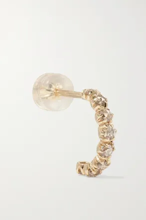 Pascale Monvoisin Ava Einzelner Ohrring Aus 9 Karat Gold Mit Diamanten