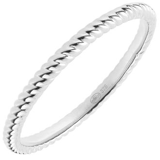 Edenly Ring Goldenes Seil - Wei&szlig;gold