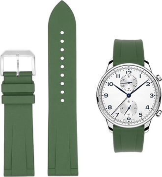 Generic Fluorkautschuk-Uhrenarmband f&uuml;r Pilot Portofino Band f&uuml;r Armband Schnellverschlussarmband 20mm 22mm