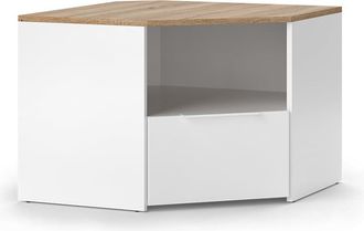 Vicco Lowboard Wido, Wei&szlig;/Sonoma, 68 x 50 cm