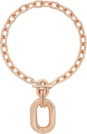 Paco Rabanne Femme, Accessoires, Rose, Taille: ONE Size Collier Cha&icirc;ne Maillons Ovale