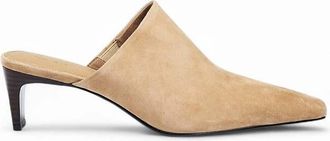 NA-KD Mules in Beige in Wildlederoptik-Neutral