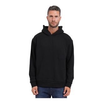 HUGO BOSS Homme, Sweatshirts et sweats &agrave; capuche, Noir, Taille: S SweaT-shirt &agrave; capuche coupe d&eacute;contract&eacute;e