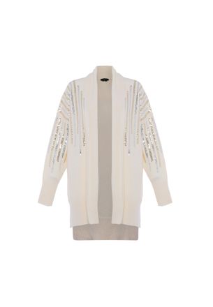 Faina Pullover Damen Wollwei&szlig;