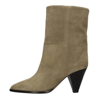 Isabel Marant Wildleder Stiefel mit lockerem Schaft - - Shoes - Damen - Braun - 37 EU