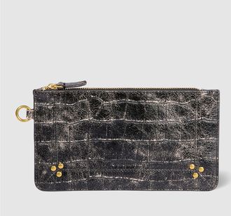 Jerome Dreyfuss Pochette Popoche S Imprim&eacute; Croco Grunge