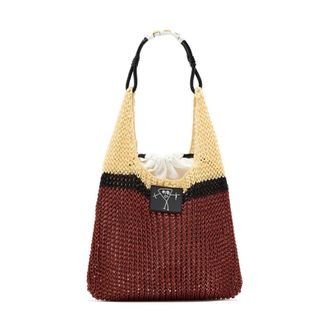 Plan C Shopper Canotta - - Bags - Damen - Braun - ONE SIZE
