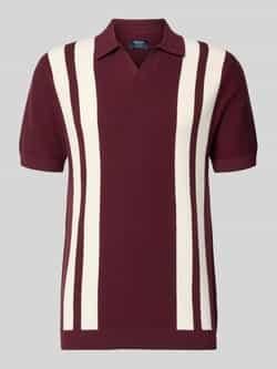 Mc Neal Regular Fit Poloshirt in Strick-Optik