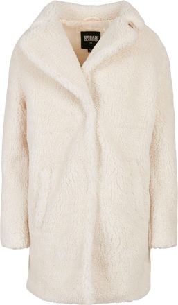Urban Classics Damen Ladies Oversized Sherpa Coat Jacke, whitesand, XXL