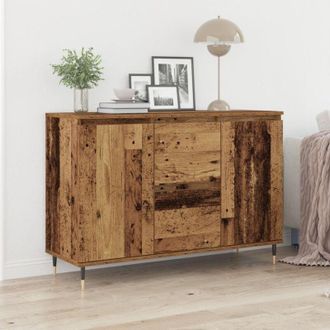 vidaXL Sideboard mit Türen & Schubladen Alte Holz 101,5x35x70 cm - Vidaxl
