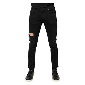 Dolce & Gabbana Homme, Jeans, Noir, Taille: S Jean Skinny Effet Us&eacute;