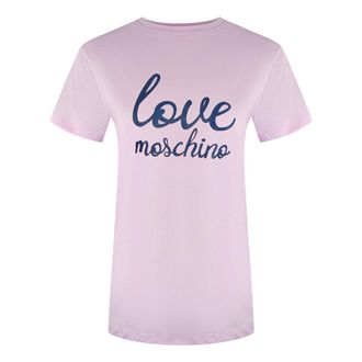 Love Moschino T-Shirt f&uuml;r Damen, Baumwolle (Pink)