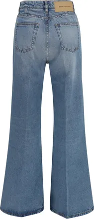 Ami High-Rise Flared Denim Jeans - Blue