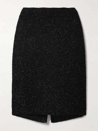 The Row Corinna Rock Mit Metallic-fil-coup&eacute; - Schwarz